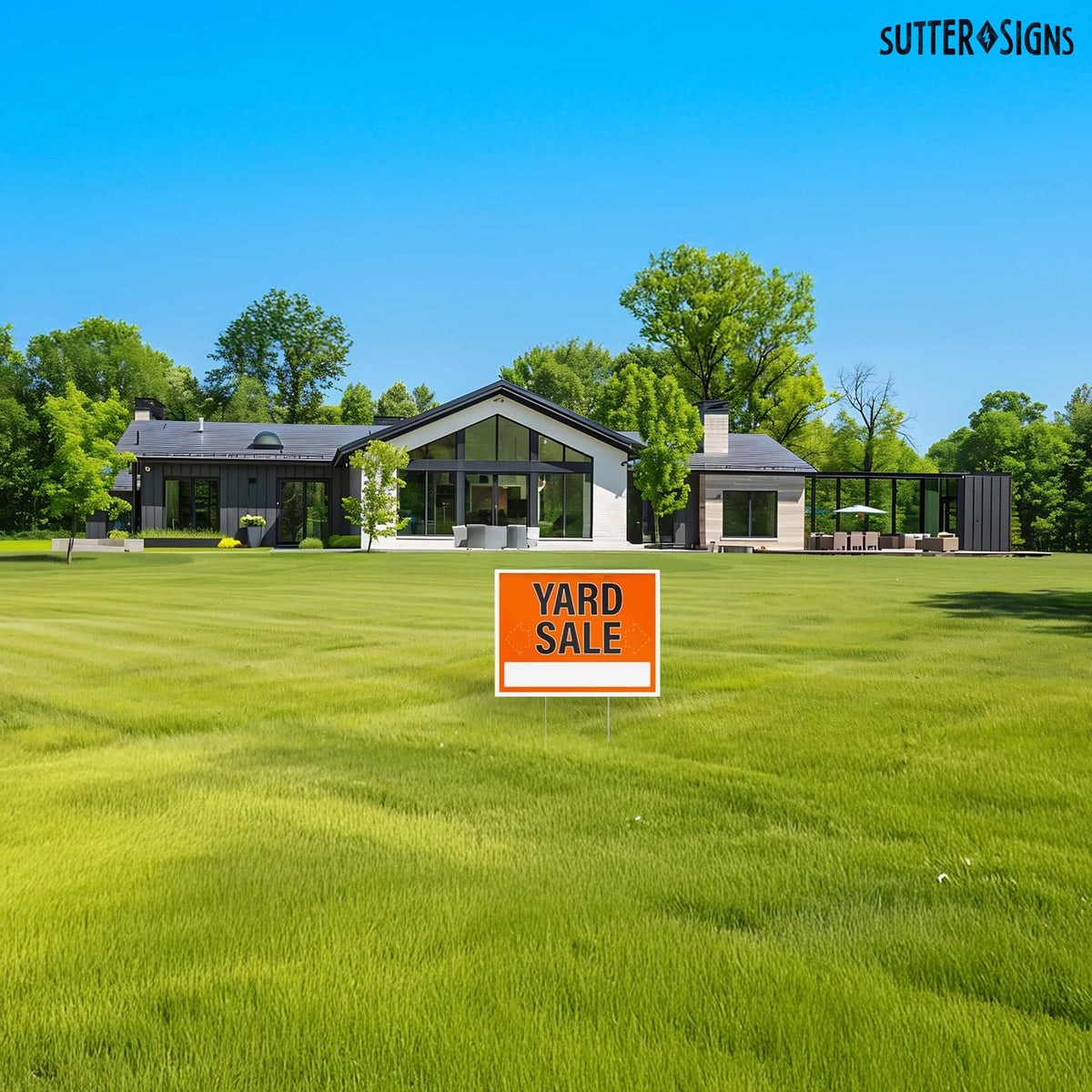 Bulk Case of 23 Sets - 3pk Yard Sale Signs with Stakes | Large Weather ...