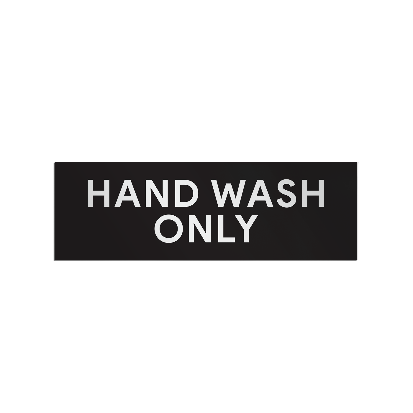 Hand Wash Only Sticker Signs (Pack of 2) – Sutter Signs