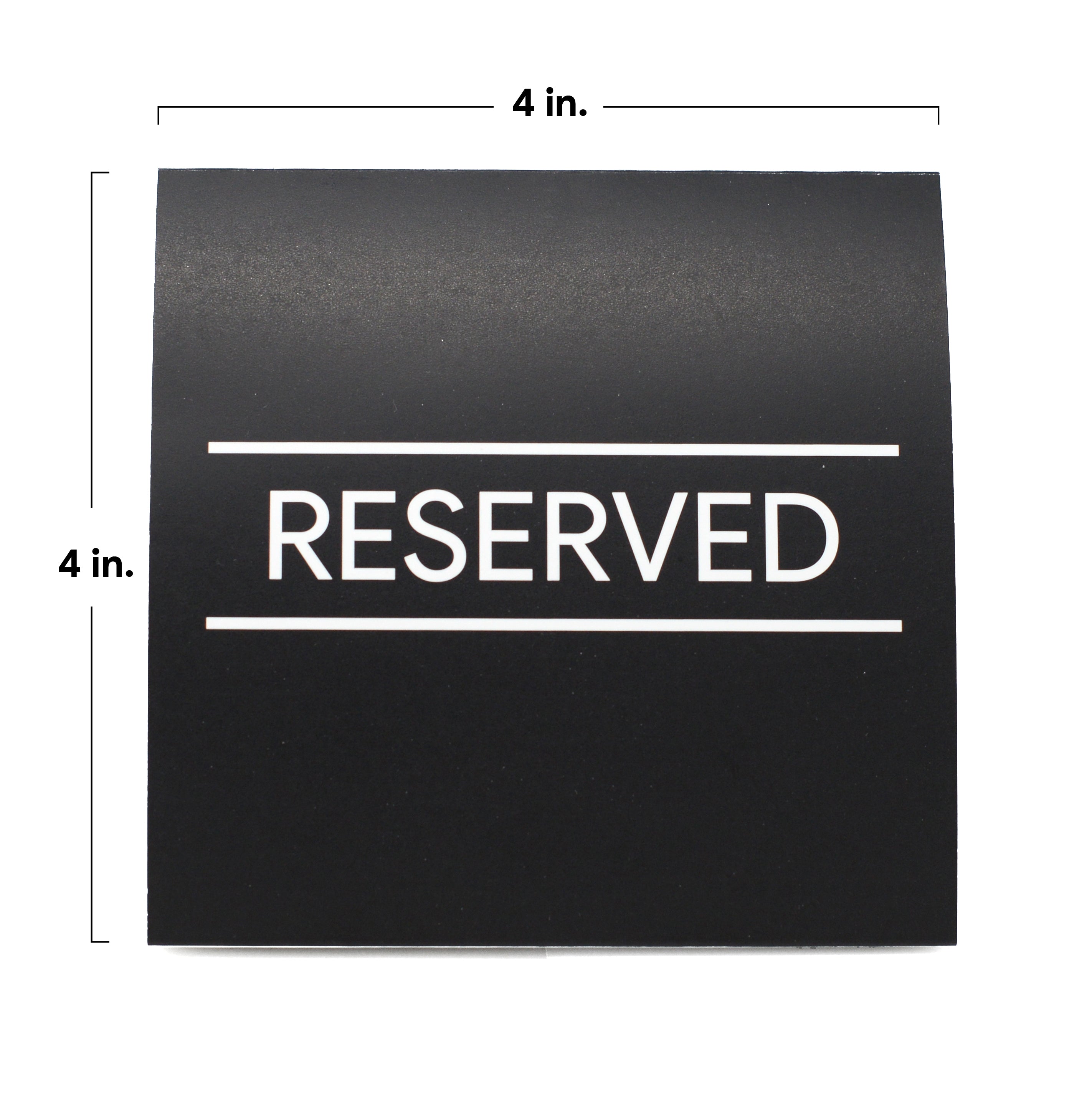 Reserved Signs Table Tents (Pack of 20) – Sutter Signs